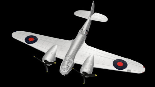 NEW! Metallic Details MDR14460 Bristol Blenheim - 3D-Printed Model with Decals and PE-Parts