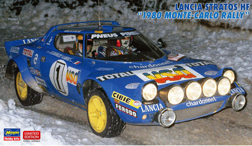 NEW! Hasegawa 20810 Lancia Stratos HF - 1980 Monte-Carlo Rally