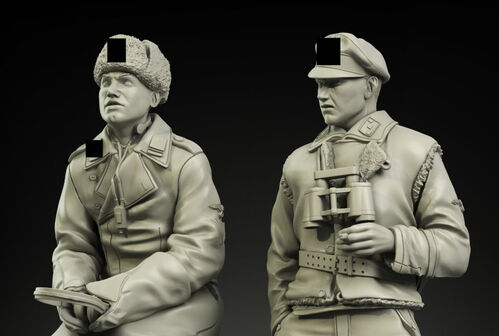 PanzerArt FI35-050 Waffen-SS tank officers Kharkov set