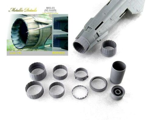 Metallic Details MDR4825 Mikoyan MiG-23 M/MF/ML/MLD/BN - jet nozzle (designed to be used with Trumpeter kits)