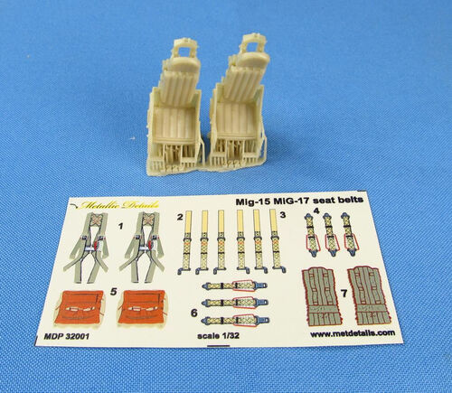 Metallic Details MDR3229 Ejection Seat KK-1 (3D-printed)