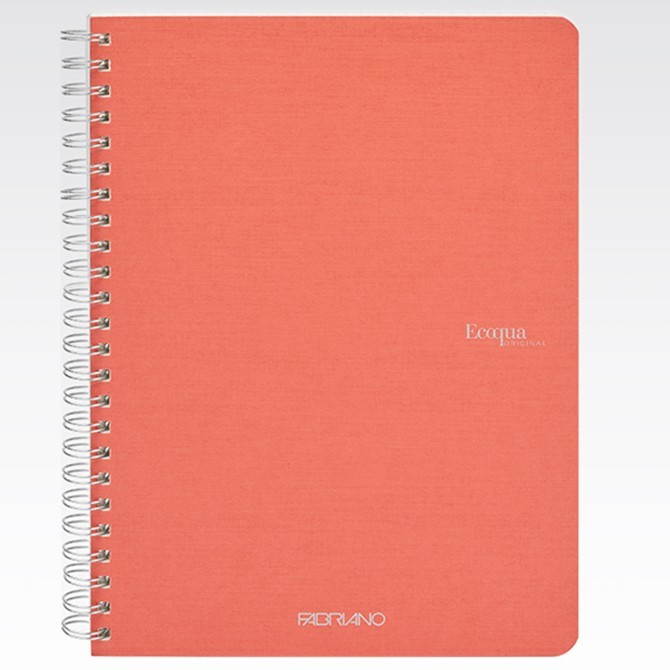 Sveska spirala A5 linije 70L 90g EcoQua Fabriano 19148205 roze (flamingo)