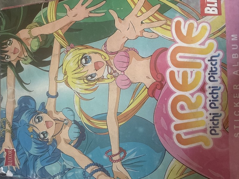 Sirene album za slicice PUN