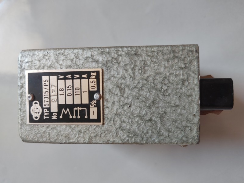 Rele ZPS TYP 57315 P5 2KOM