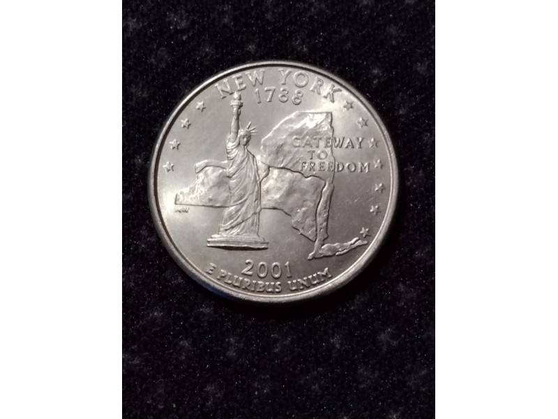četvrtina dolara 2001p SAD jubilaran