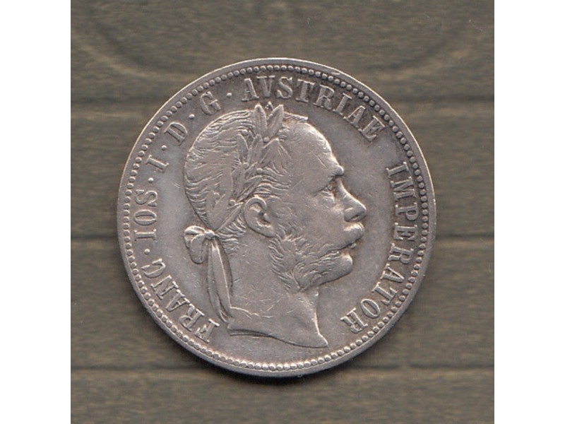 AUSTRUGARSKA.1.FLORIN.1891.SREBRO.