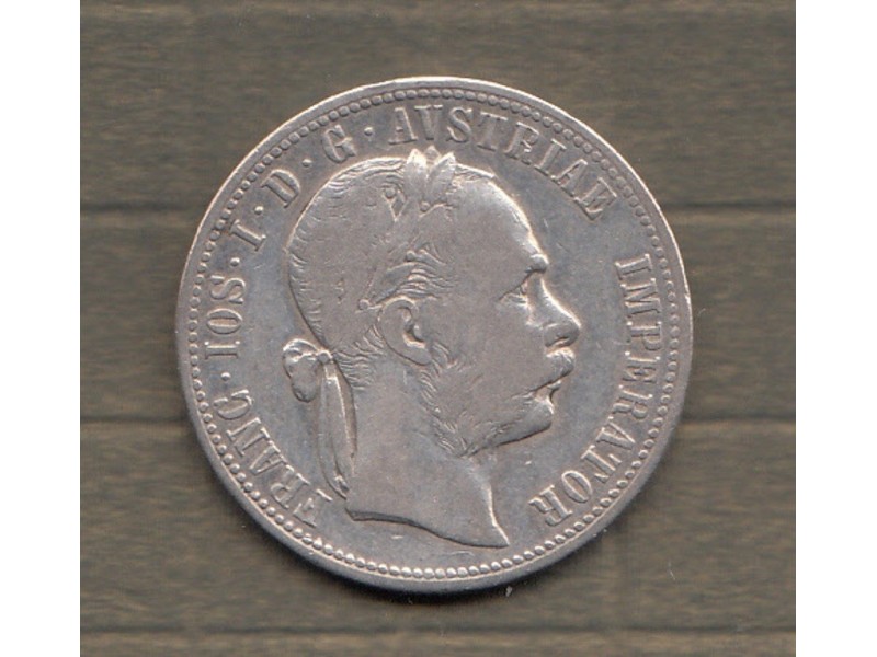 AUSTRUGARSKA.1.FLORIN.1875.SREBRO.
