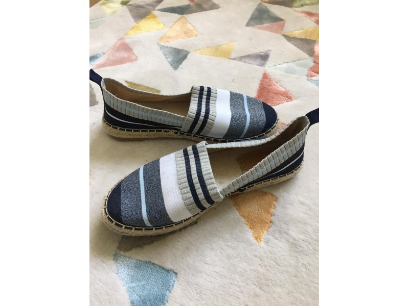 Ženske baletanke-espadrile br. 38