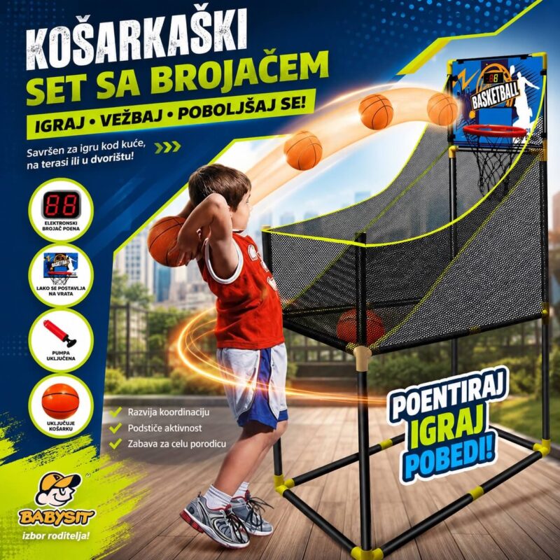 Košarkaški set sa brojačem