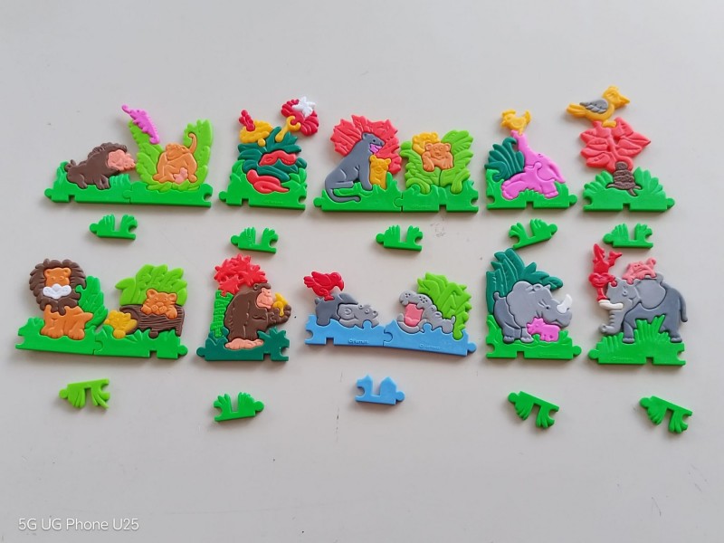 Das bunte Dschungel Puzzle iz 1992 komplet