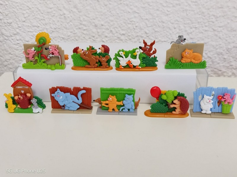 Puzzle-Geschichten rund um den Gartenzaun komplet