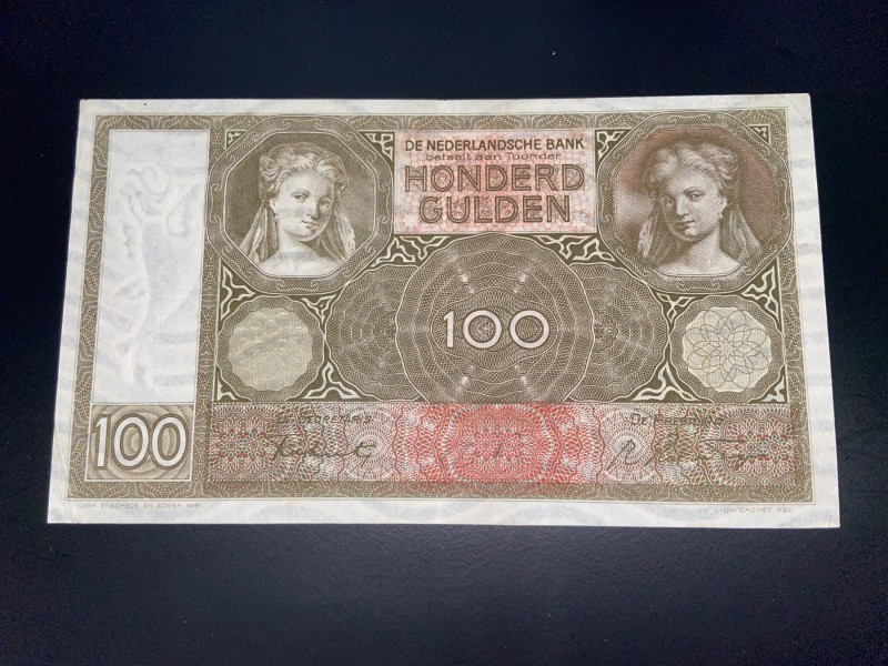 HOLANDIJA 100 GULDENA.1942.