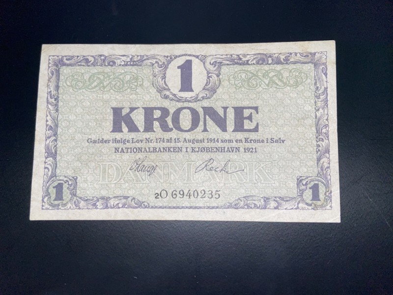DANSKA 1 KRUNA.