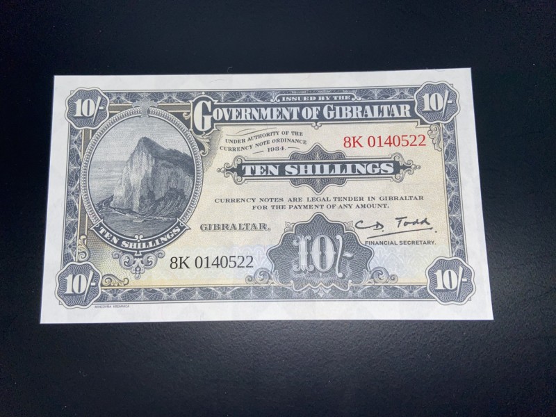 GIBRALTAR 10 SILINGA.(2018).