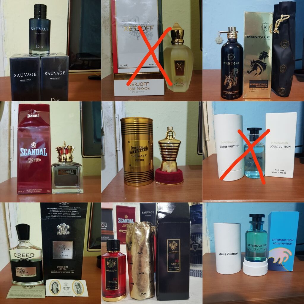Parfemske kolekcije – muški niche i dizajnerski mirisi (razni brendovi