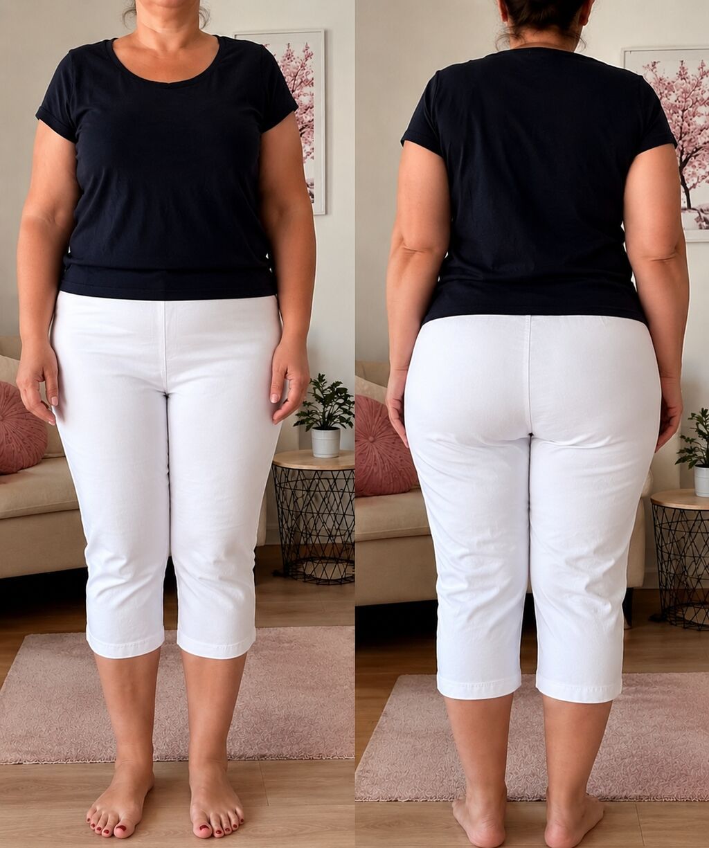 Ženske pantalonе za punije dame – različiti krojevi - Modeli: capri