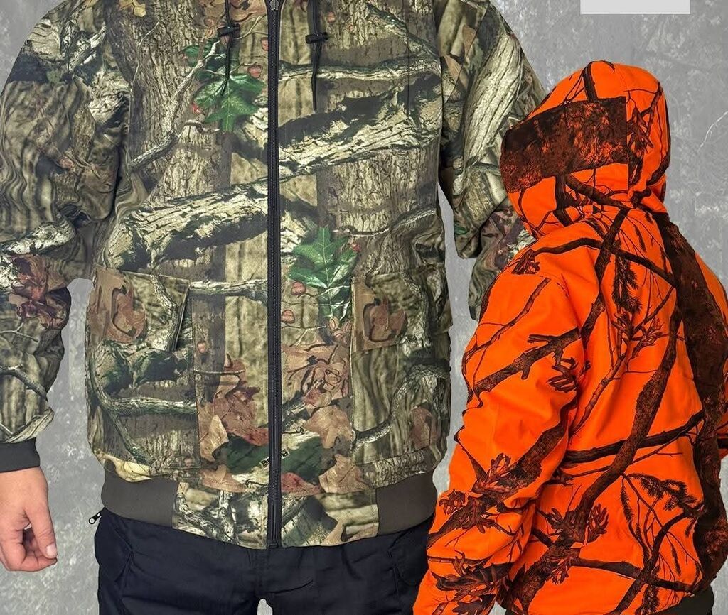 Jakna sa dva lica Forest Fluo Forest strana jakne je napravljena od