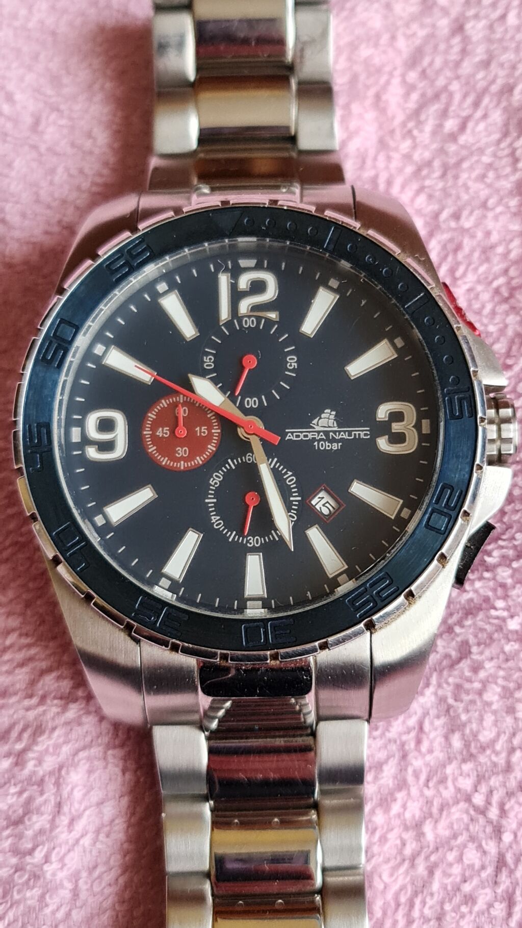 Adora Nautic muški ručni sat – model C2895 - Kućište i narukvica od