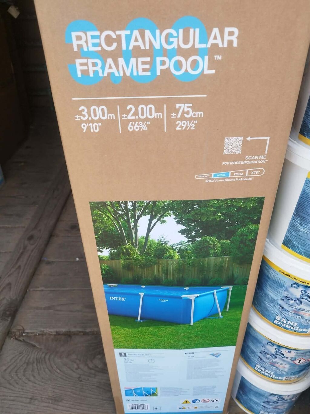 Intex Rectangular Frame Pool – pravougaoni montažni bazen -