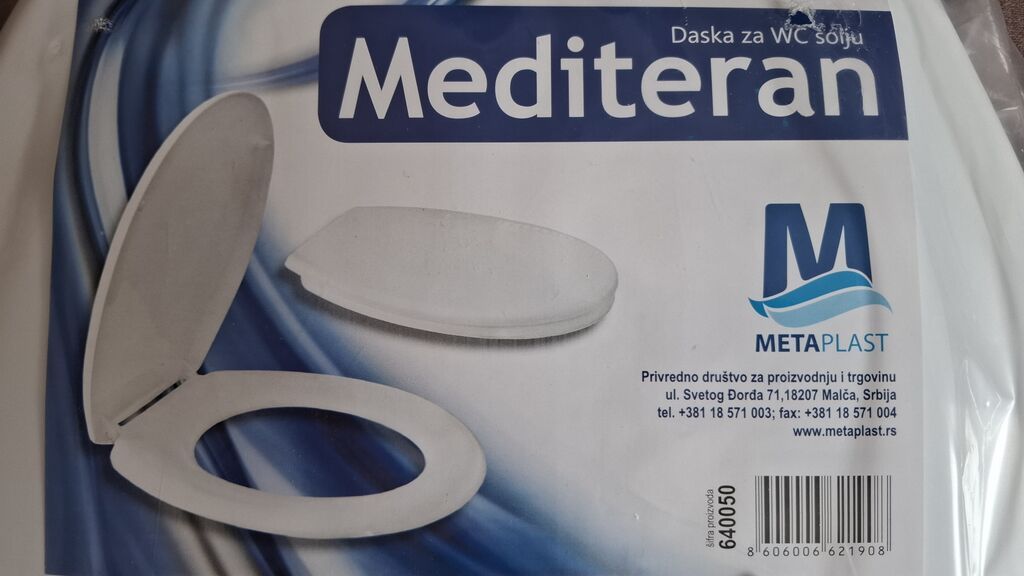 MEDITERAN daska za wc šolju bela