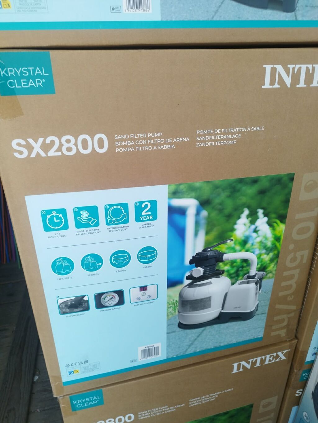 INTEX pescana pumpa SX 2800 za ciscenje i cirkulaciju vode u bazenu