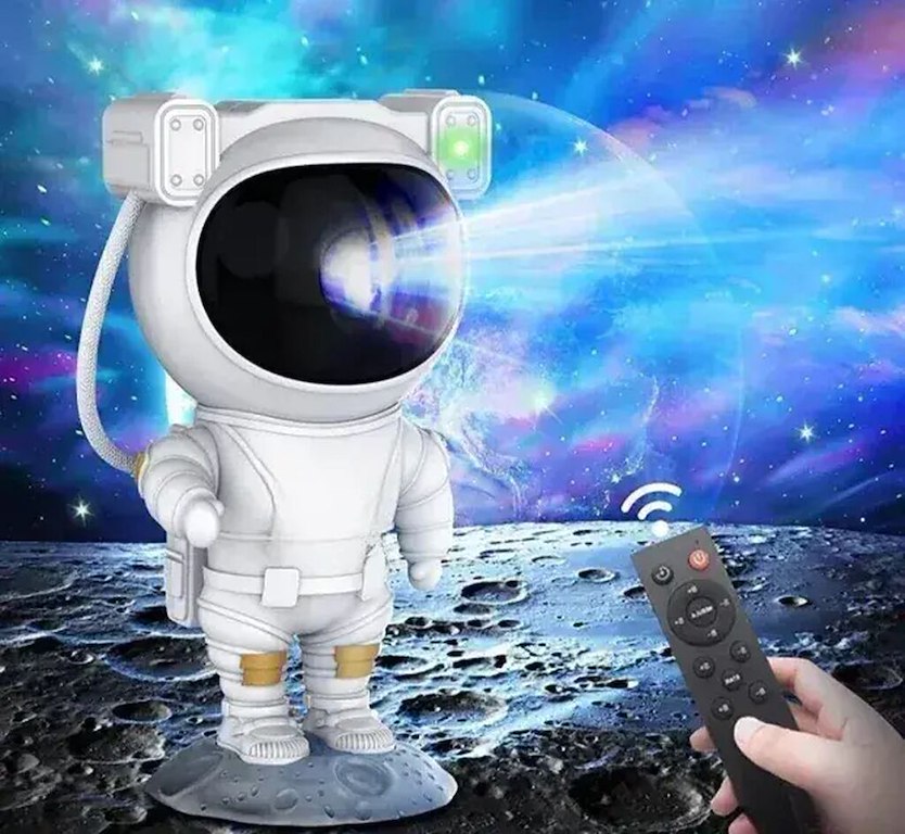 Astronaut Zvezdano Nebo Lampa – Projektor      Pretvorite svaku sobu u