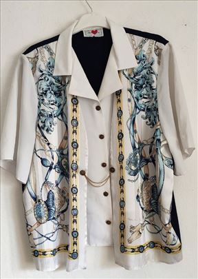 Vintage Karin Hertz bluza/kardigan 2 u 1 br.48/XXL