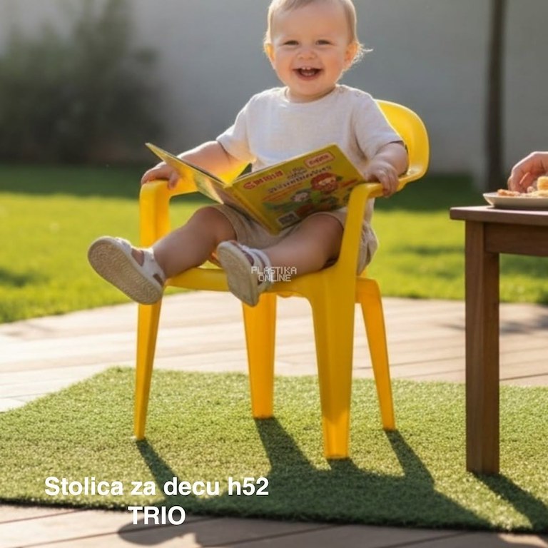 Stolica za decu h52 TRIO ŽUTA
