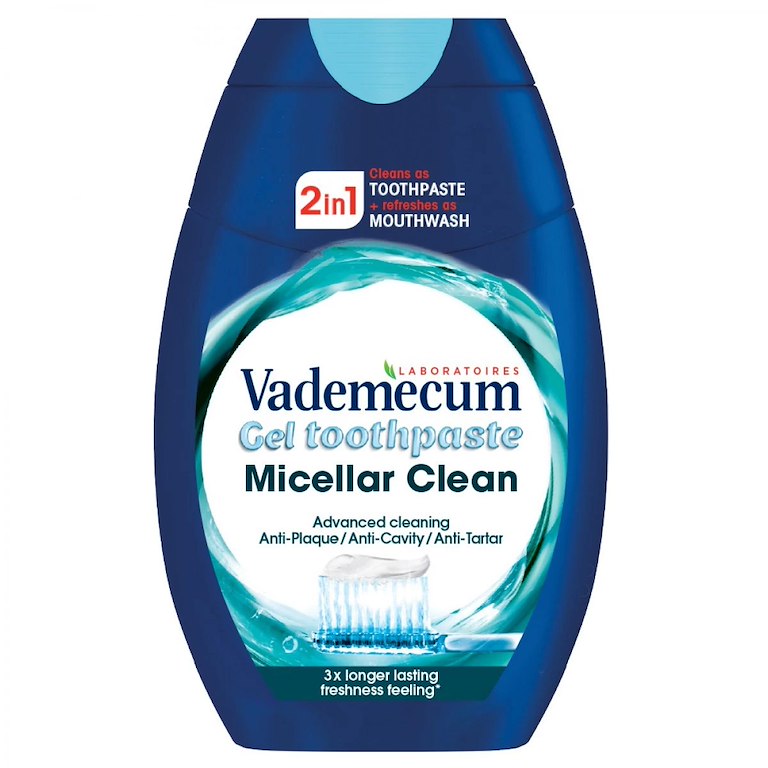 VADEMECUM PASTA 75ML 2U1 ADVANCED CLEAN