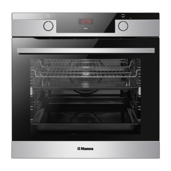 Ugradna rerna Hansa BOEIS69407, 0.99 / 0.83 kWh/cik., 77 l, Multifunkcionalna , Inox/Crna