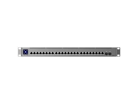 UBIQUITI Layer 3 Etherlighting USW-Pro-XG-24-PoE-EU (16) 10 GbE, (8) 2.5 GbE, and (2) 25G SFP28 ports