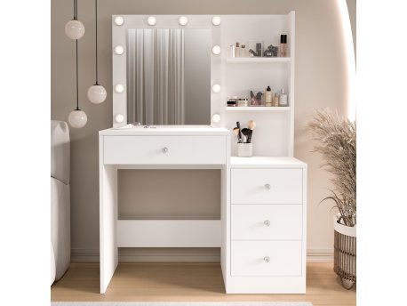HANAH HOME Sto za šminkanje Monroe MO2 W
