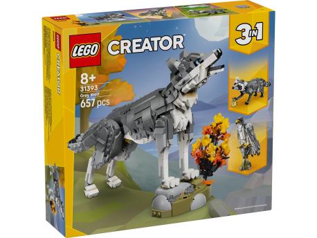 LEGO CREATOR EXPERT 31393 Šumske životinje: Sivi vuk