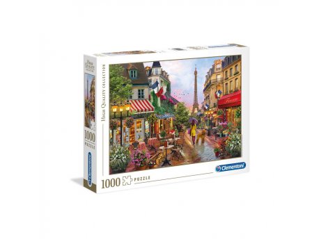 CLEMENTONI PUZZLE 1000 HQC FLOWERS IN PARIS - 2019