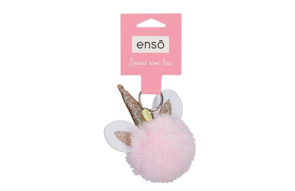 ENSO FLUFFY CHARMS dečiji privezak - pink/white ( 94.702.21 )