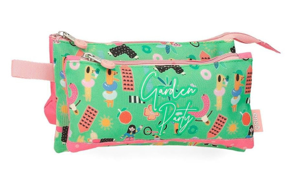 ENSO GARDEN PARTY prazna pernica sa 3 pregrade - pink ( 96.643.21 )