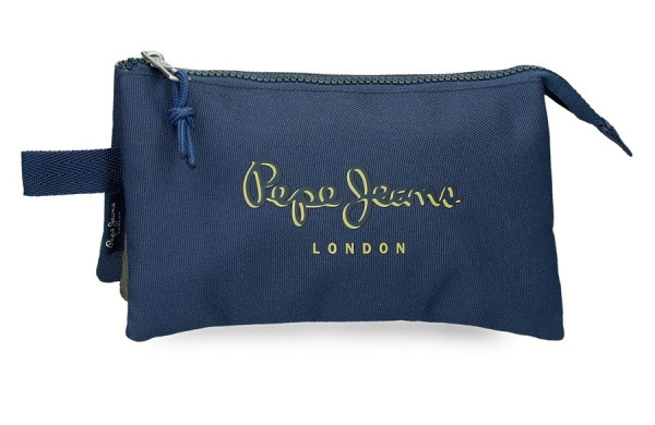 PEPE JEANS ARWYN prazna pernica sa 3 pregrade - teget ( 61.443.41 )
