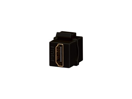 GEWISS GW38056 hdmi spojnica - keistone jack - ženski / ženski - crn