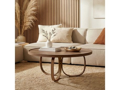HANAH HOME Sto za dnevnu sobu Oita Walnut