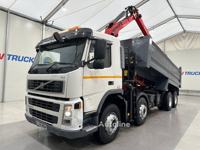Volvo FM 360 8x4 Steel Tipper Grab Manual kiper