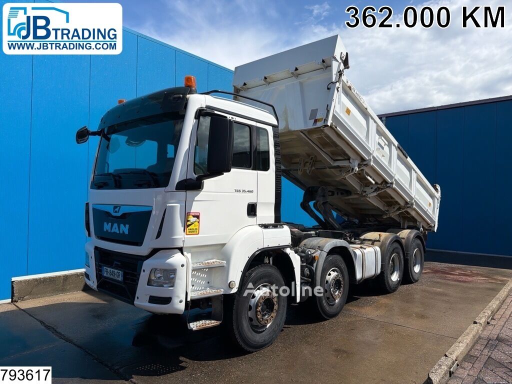 MAN TGS 35 460 8x4, EURO 6, Manual kiper