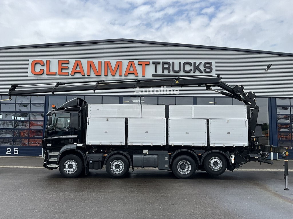 DAF FAX CF 480 Euro 6 HMF 21 Tonmeter laadkraan kiper