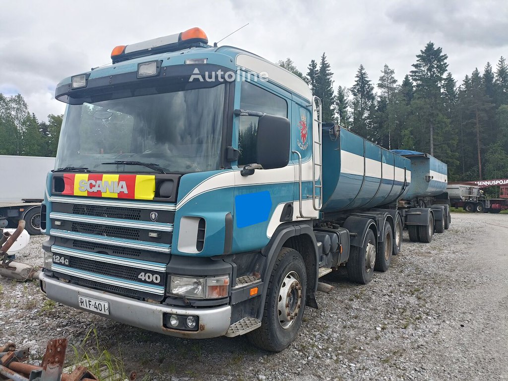 Scania P 124 kiper + prikolica kiper