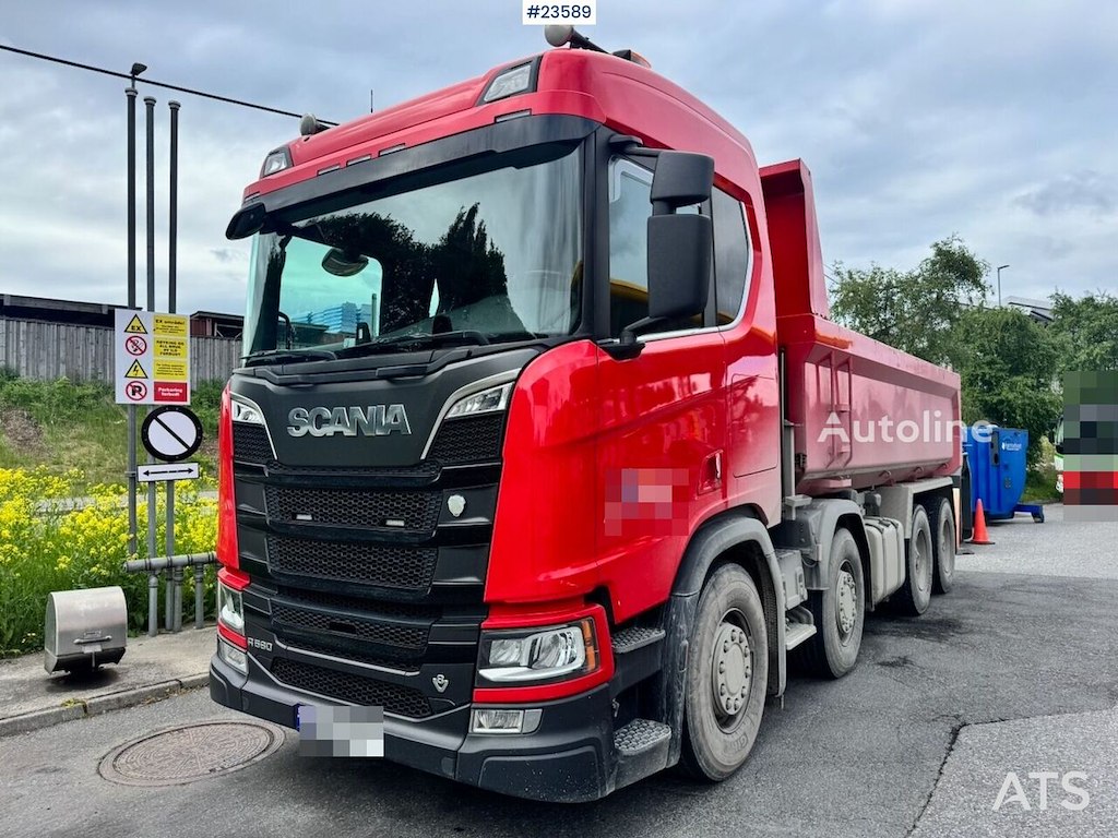Scania R580 8x4 Tippbil – 250 000 km! SE VIDEO kiper