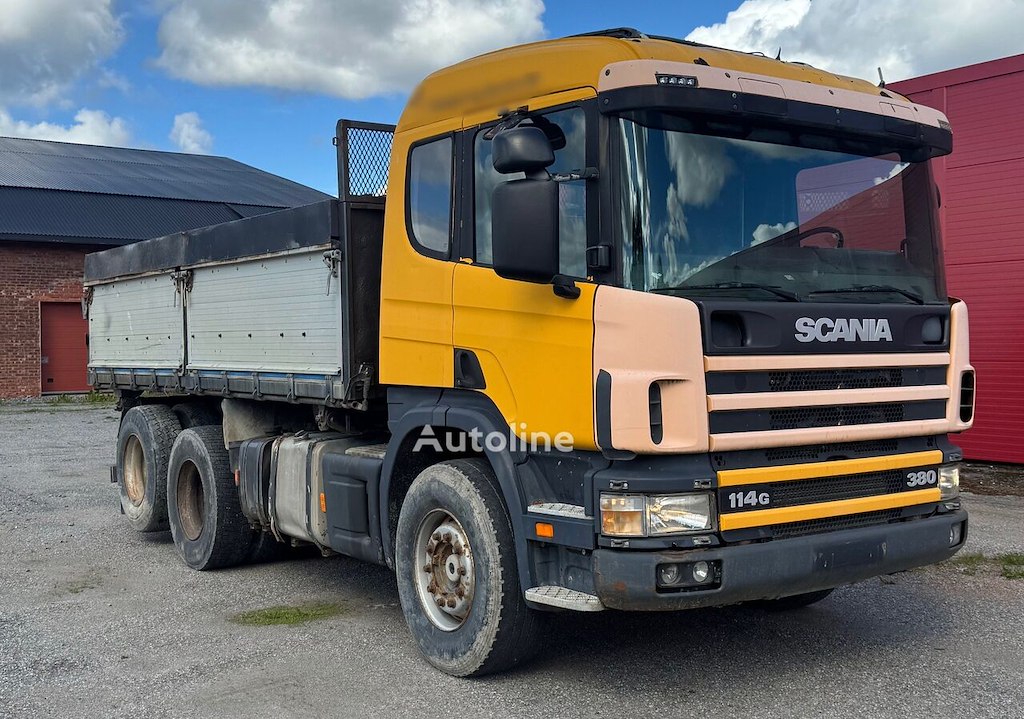 Scania P114 380 *6x2 *3-way tipp *Full Steel *Manual kiper