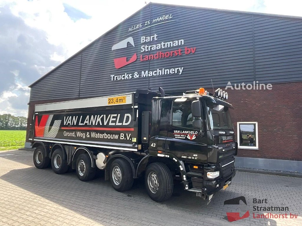 GINAF X5250 TS 10x4 met geisoleerde 23,4m³ Hyva kipper en aluminium mi kiper