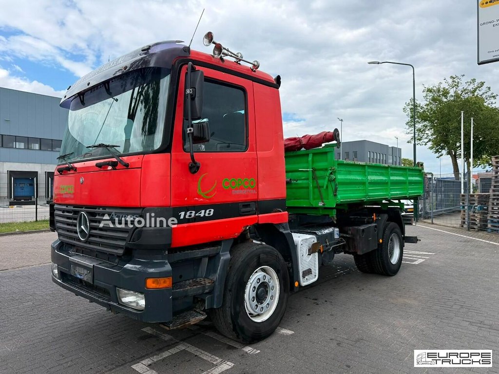 Mercedes-Benz Actros 1848 Full Steel - EPS 3 Ped - V8 - Airco kiper