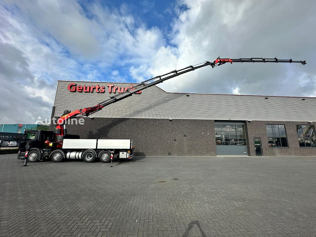 Scania P500 B8X2*6LB MET PALFINGER PK65002-SH F POWER LINK PLUS + JIB P kamion s ravnom platformom