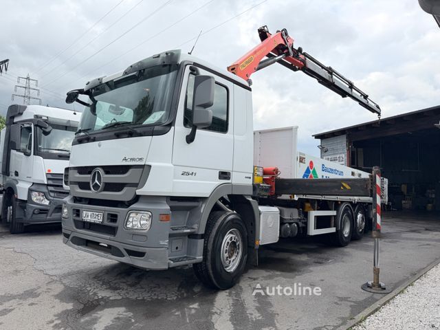 Mercedes-Benz Actros 2541 MP3/PalfingerKranPK18002-EH-Funk kamion s ravnom platformom