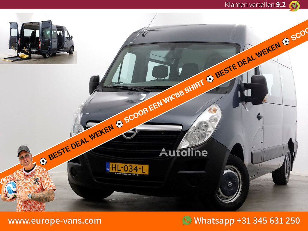 Opel Movano Combi 2.3 CDTI 145pk Euro6 L2H2 Rolstoelbus Incl BTW/BPM putnički minibus